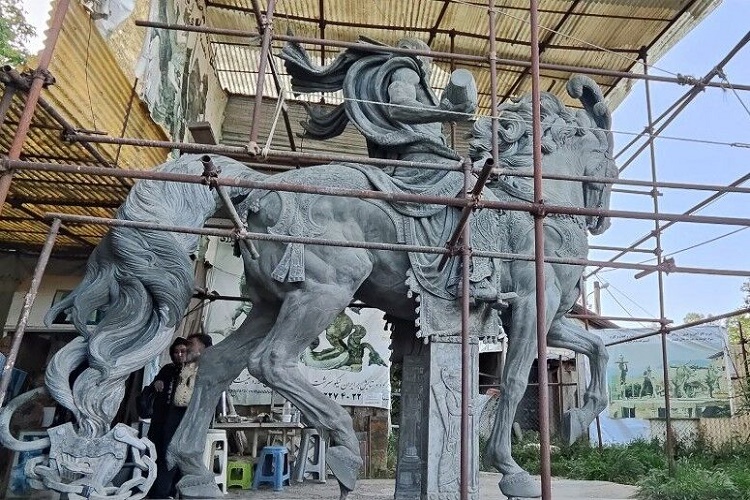 Shahram Goudarzi, the creator of the statue of Cyrus the Great, has ...